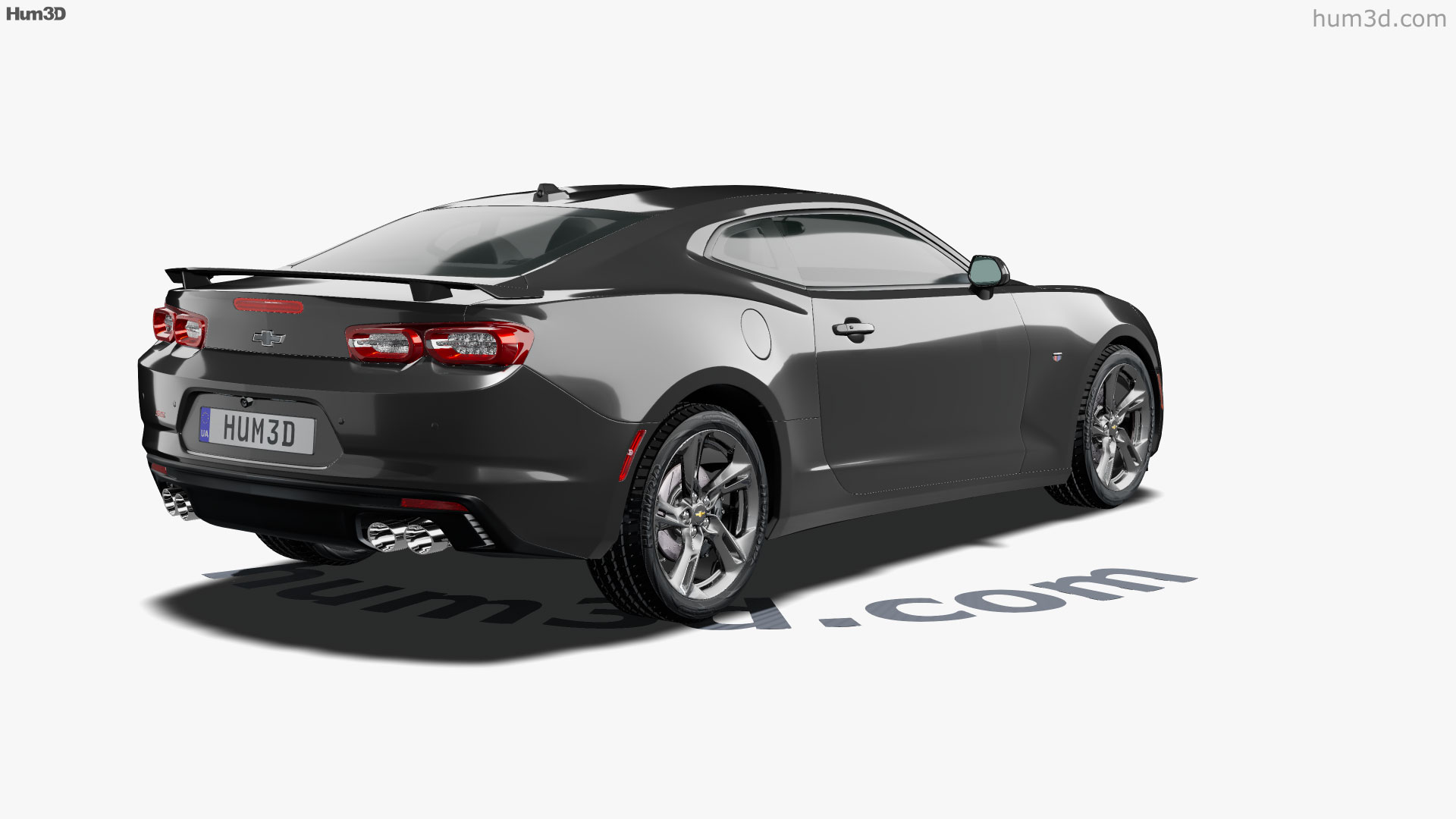 360 view of Chevrolet Camaro SS 2023 3D model - 3DModels store