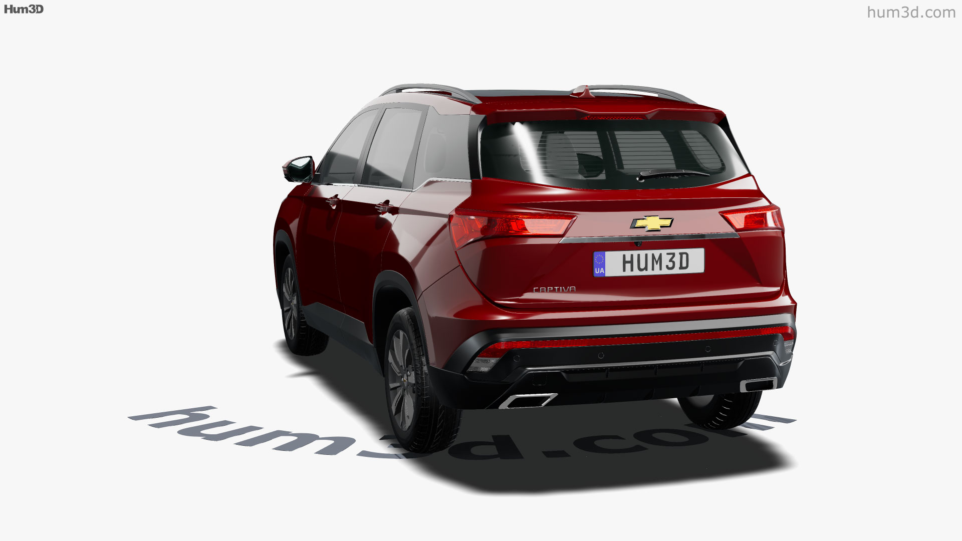 360 view of Chevrolet Captiva 2021 3D model - 3DModels store