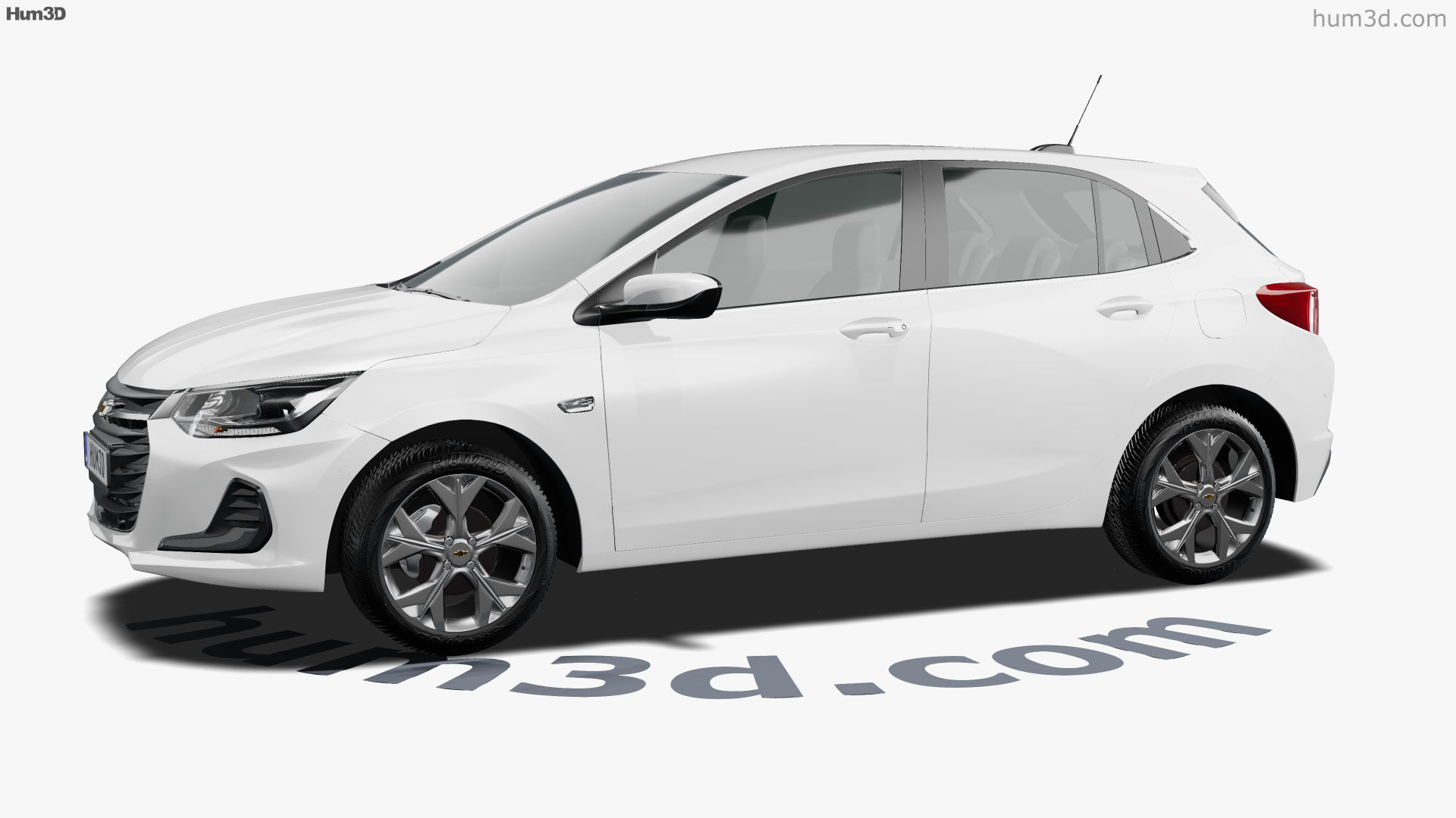 360 view of Chevrolet Onix Premier hatchback 2023 3D model - 3DModels store