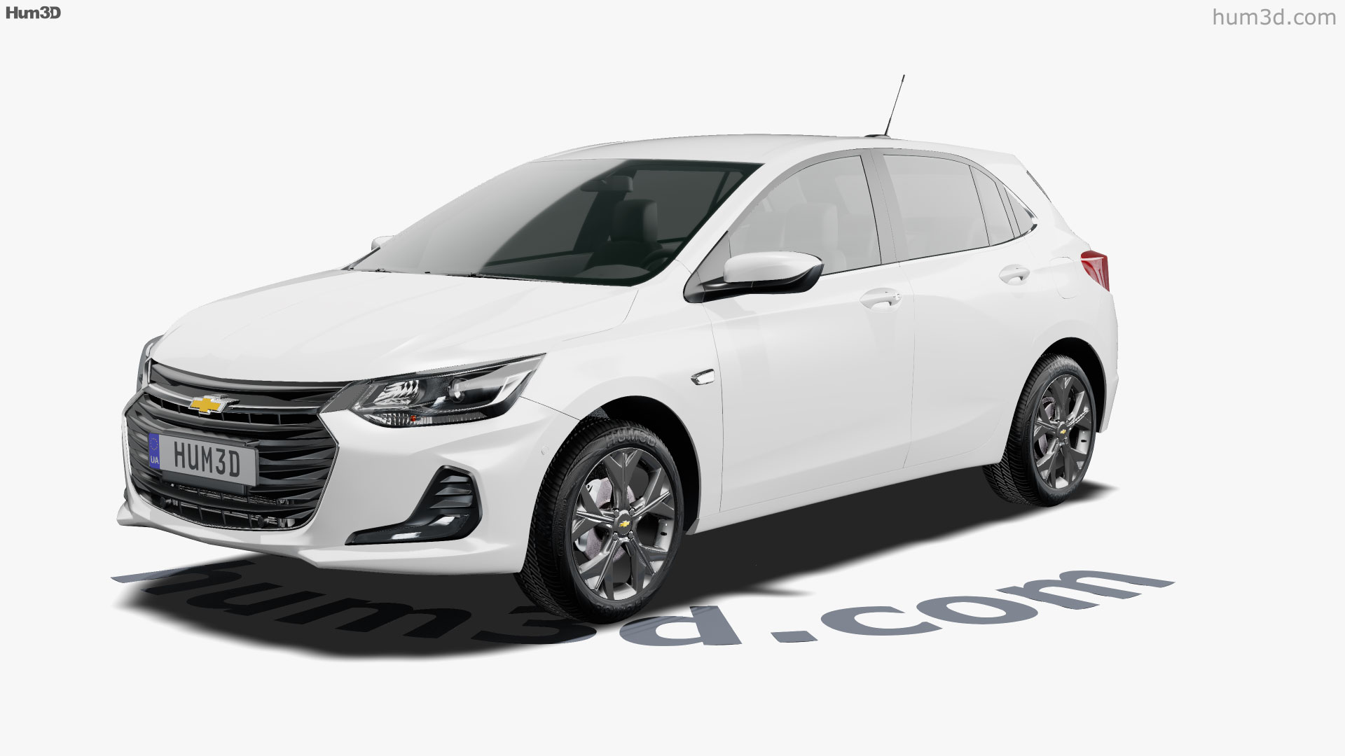 360 view of Chevrolet Onix Premier hatchback 2023 3D model - 3DModels store