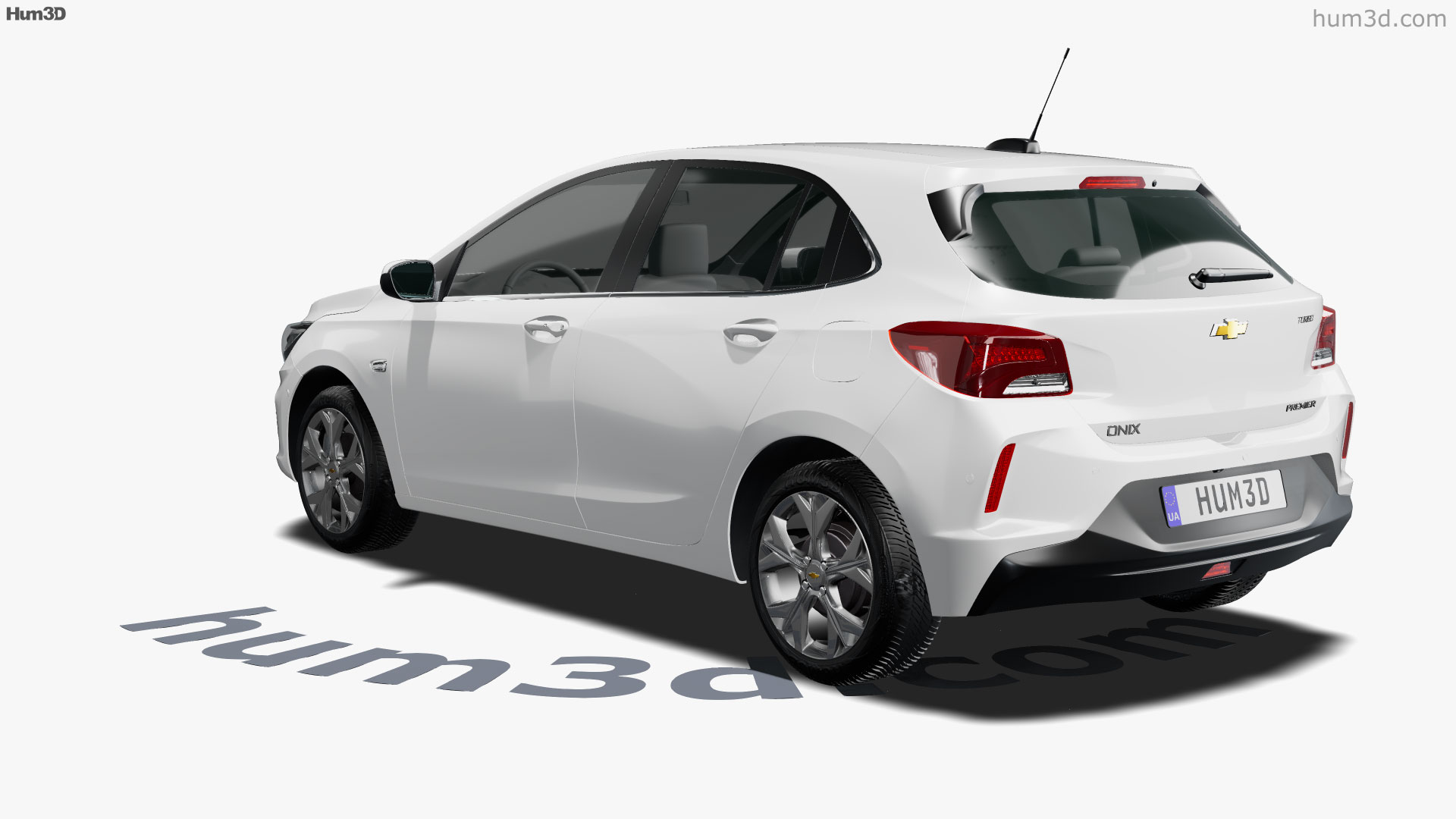 360 view of Chevrolet Onix Premier hatchback 2023 3D model - 3DModels store