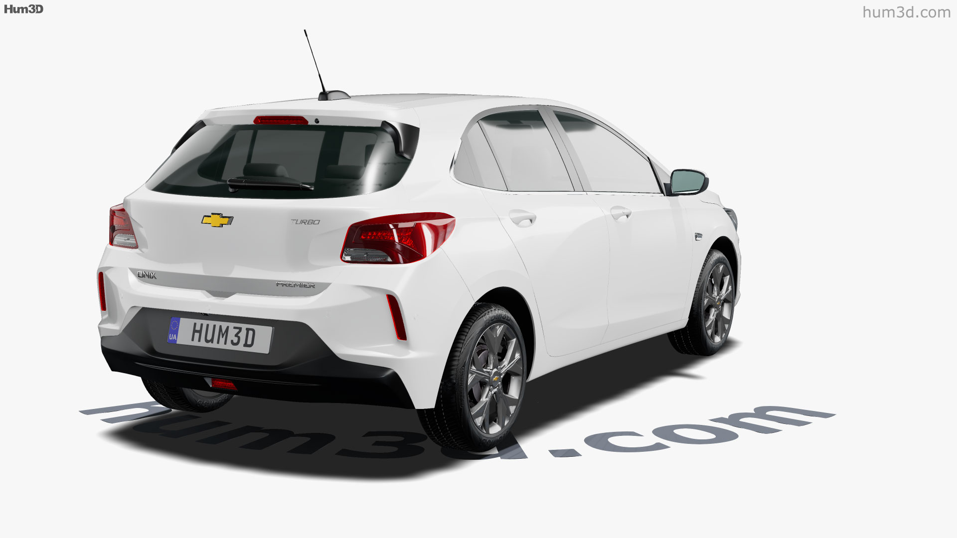 360 view of Chevrolet Onix Premier hatchback 2023 3D model - 3DModels store
