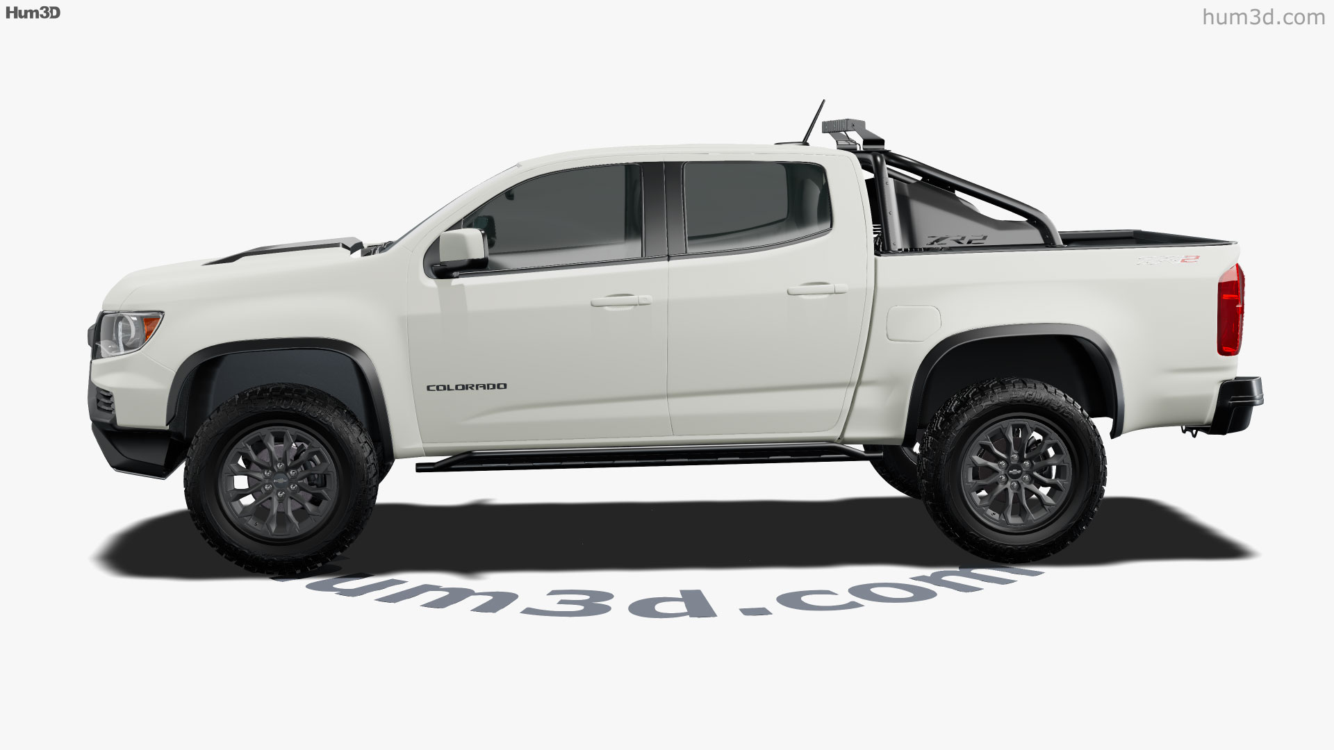 360 view of Chevrolet Colorado Double Cab ZR2 SEMA Truck 2024 3D model ...
