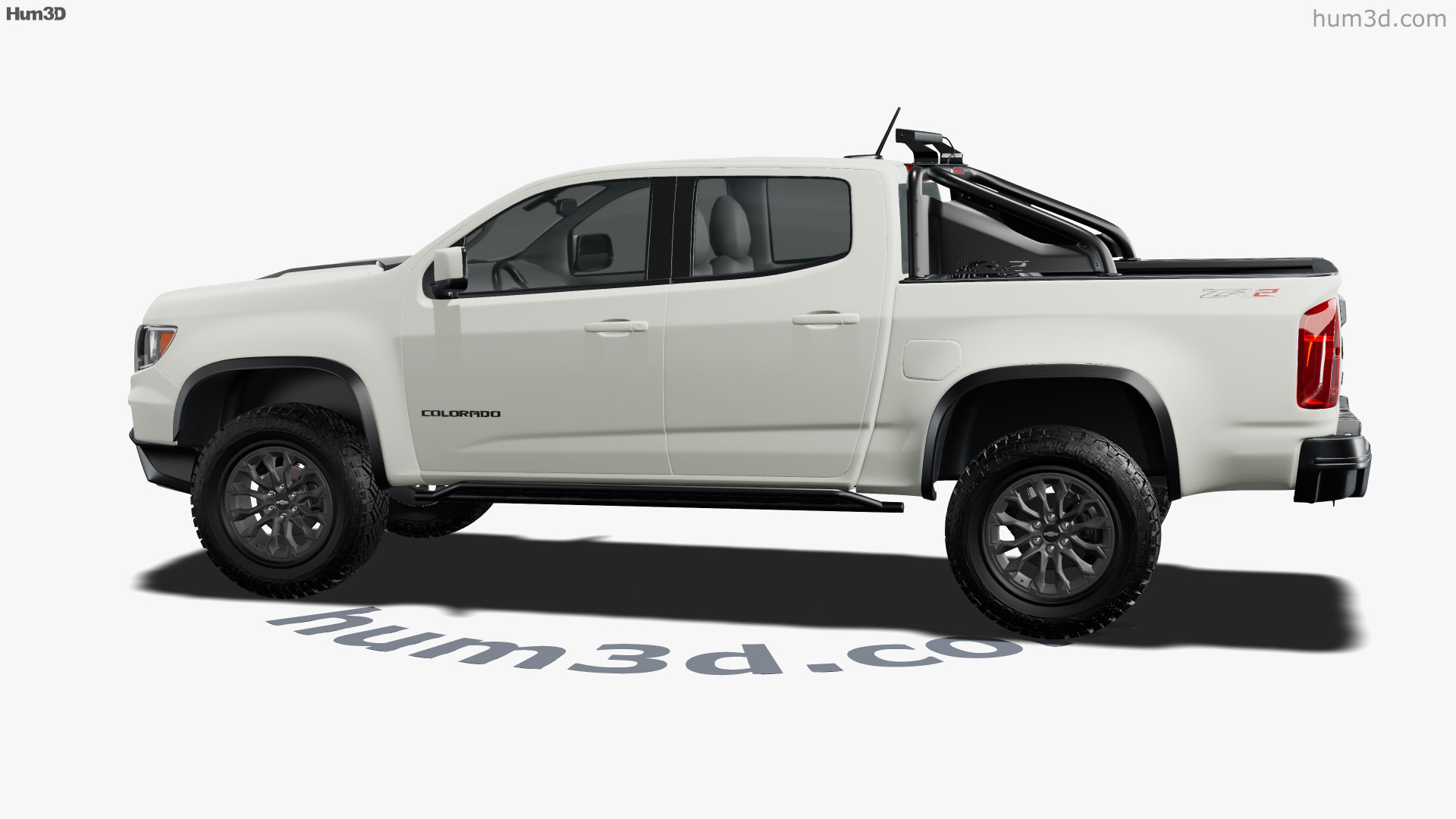 360 view of Chevrolet Colorado Double Cab ZR2 SEMA Truck 2024 3D model ...