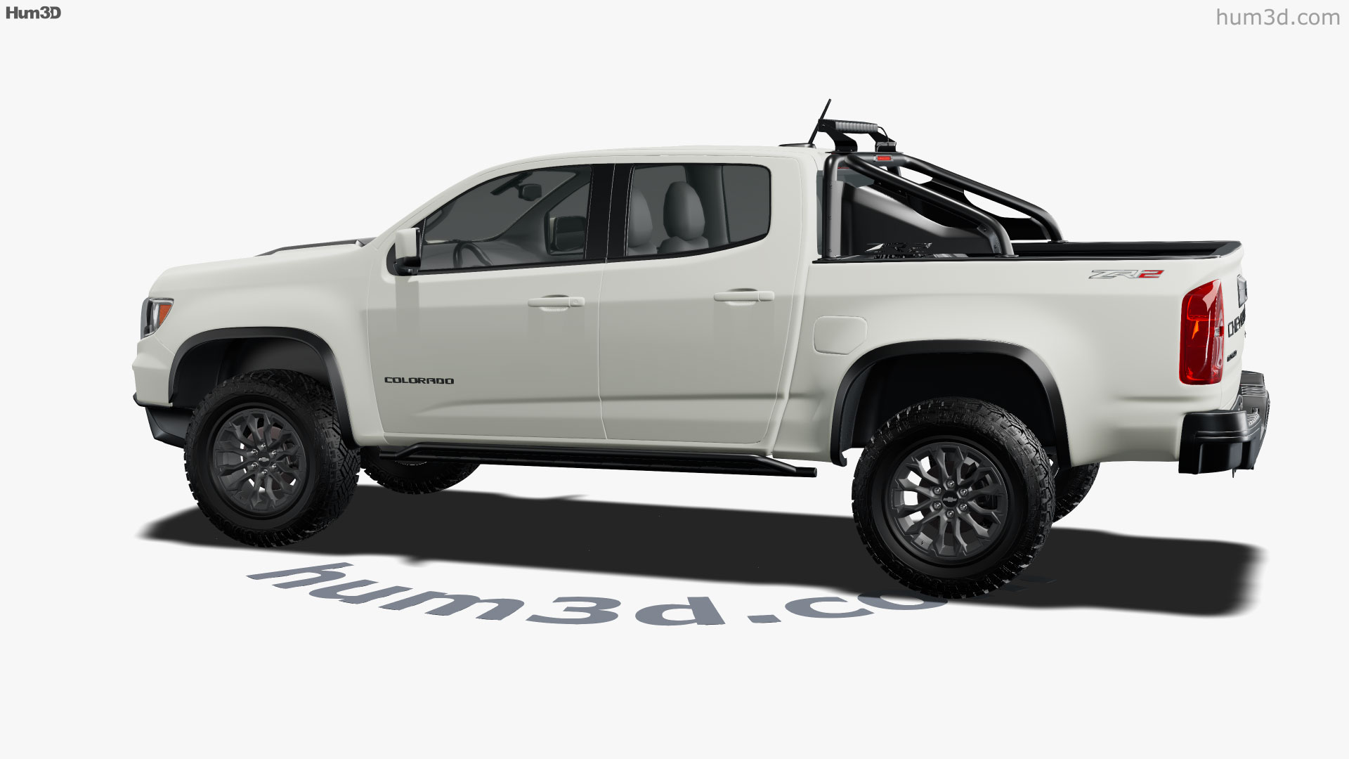 360 view of Chevrolet Colorado Double Cab ZR2 SEMA Truck 2024 3D model ...