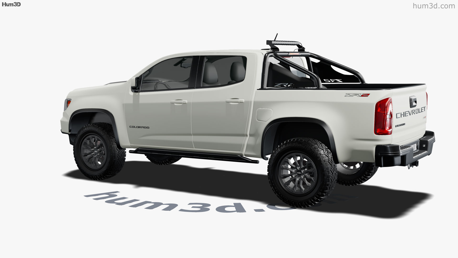360 view of Chevrolet Colorado Double Cab ZR2 SEMA Truck 2024 3D model ...