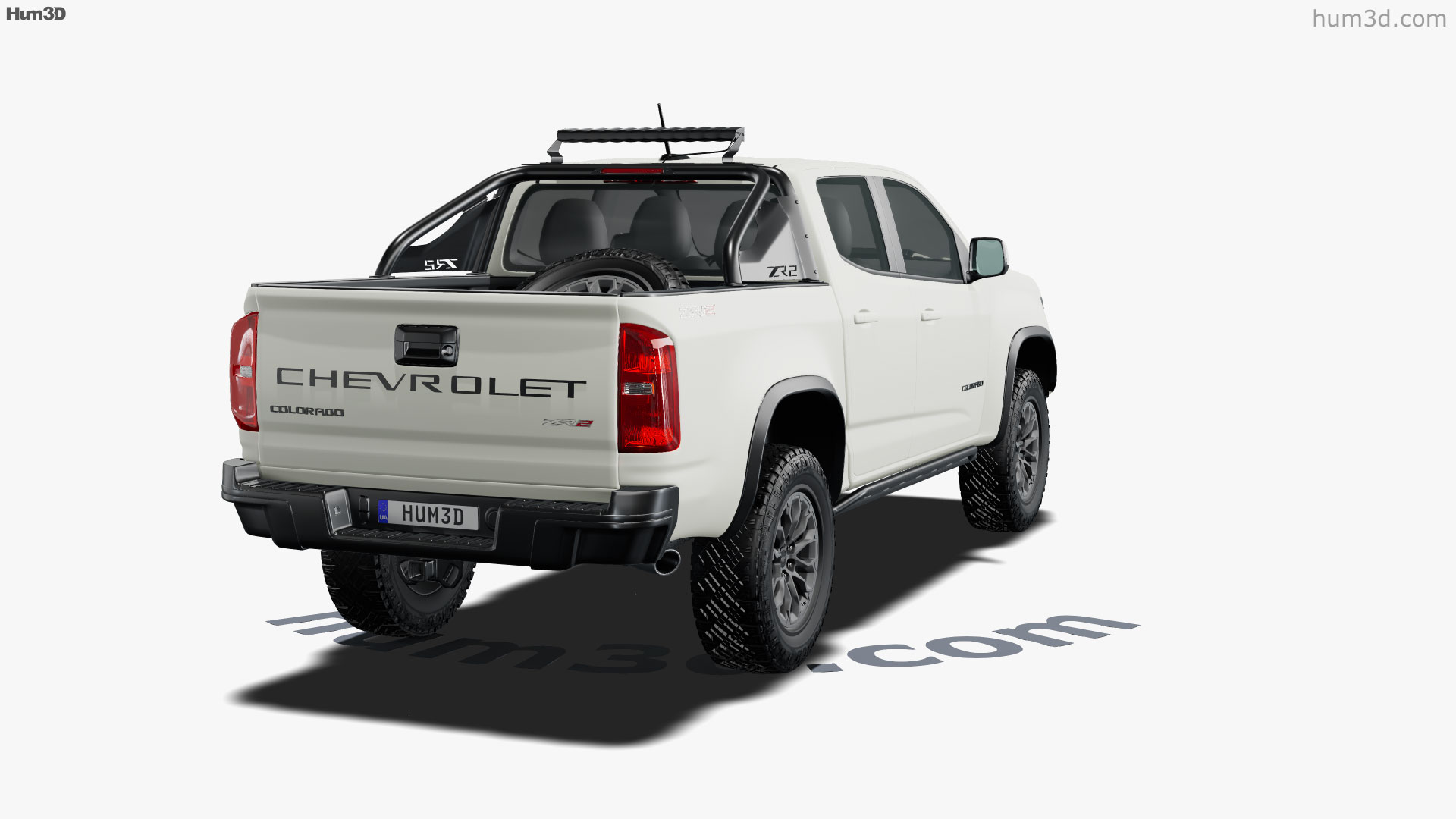 360 view of Chevrolet Colorado Double Cab ZR2 SEMA Truck 2024 3D model ...