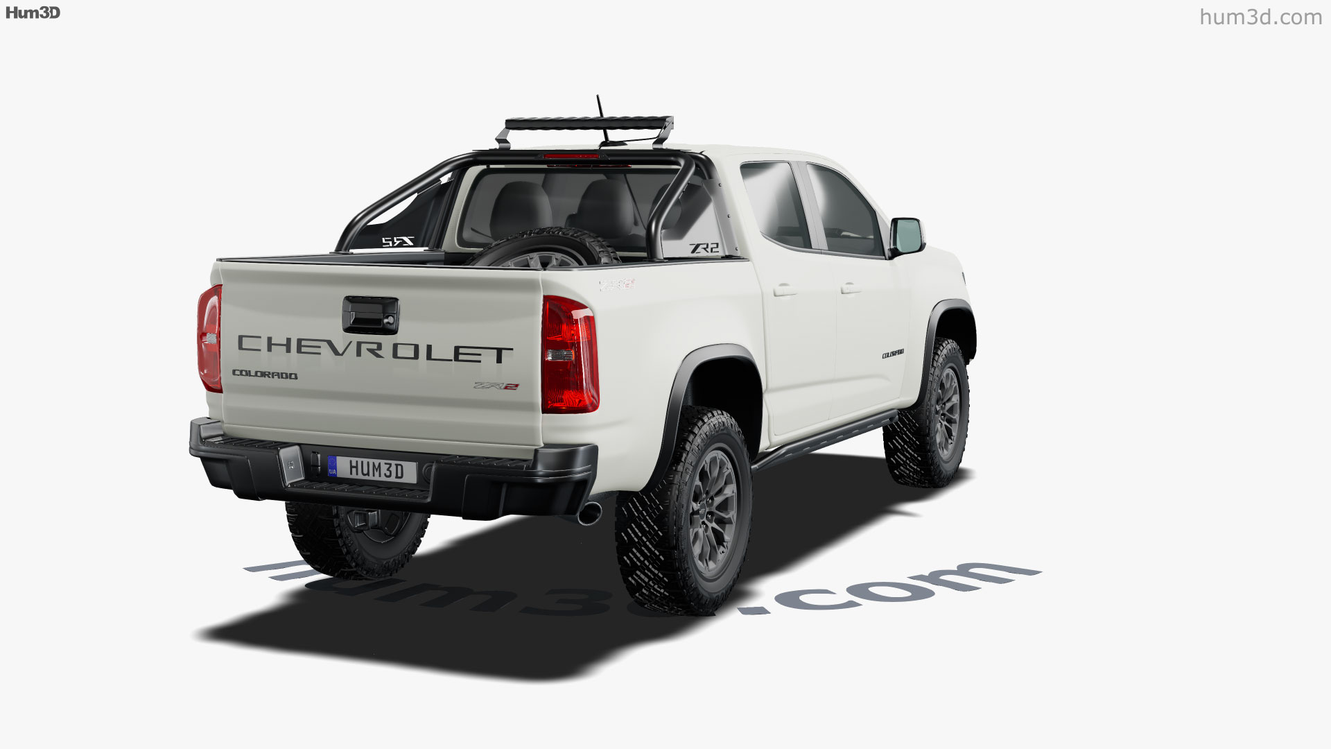 360 view of Chevrolet Colorado Double Cab ZR2 SEMA Truck 2024 3D model ...
