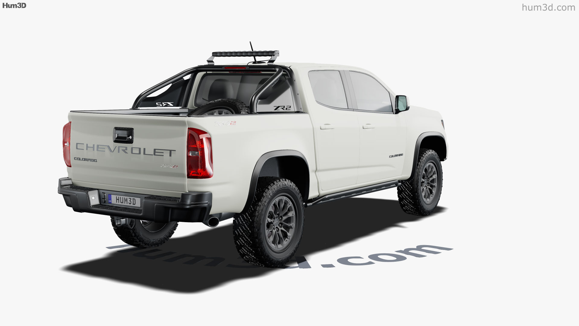 360 view of Chevrolet Colorado Double Cab ZR2 SEMA Truck 2024 3D model ...
