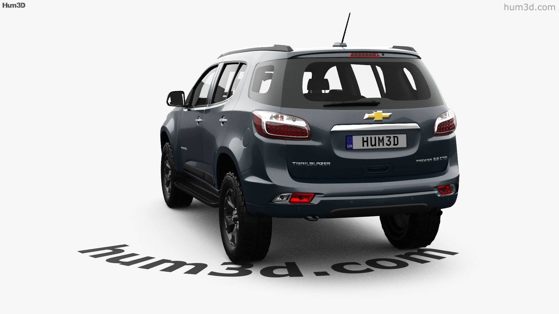 360 view of Chevrolet TrailBlazer Premier 2023 3D model - 3DModels store
