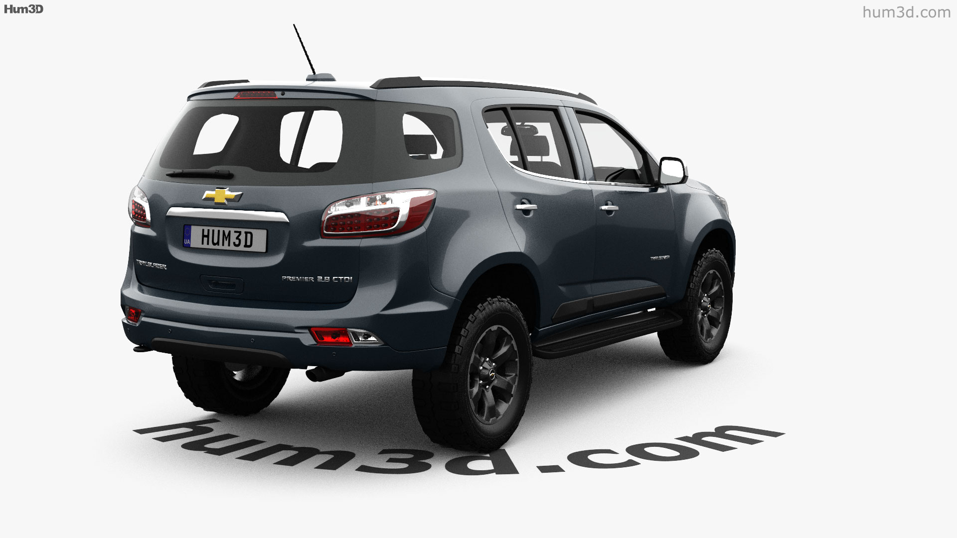 360 view of Chevrolet TrailBlazer Premier 2023 3D model - 3DModels store