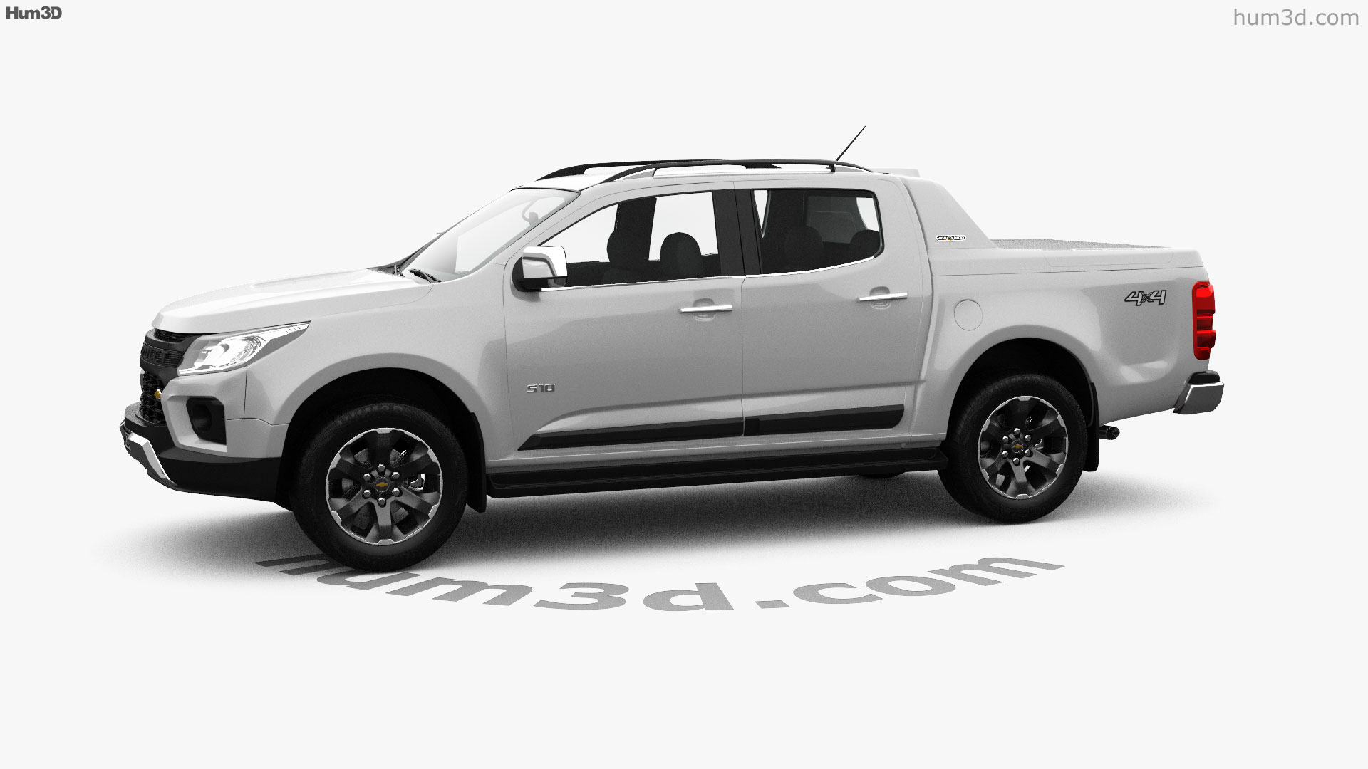360 view of Chevrolet S10 Double Cab HighCountry 2023 3D model ...