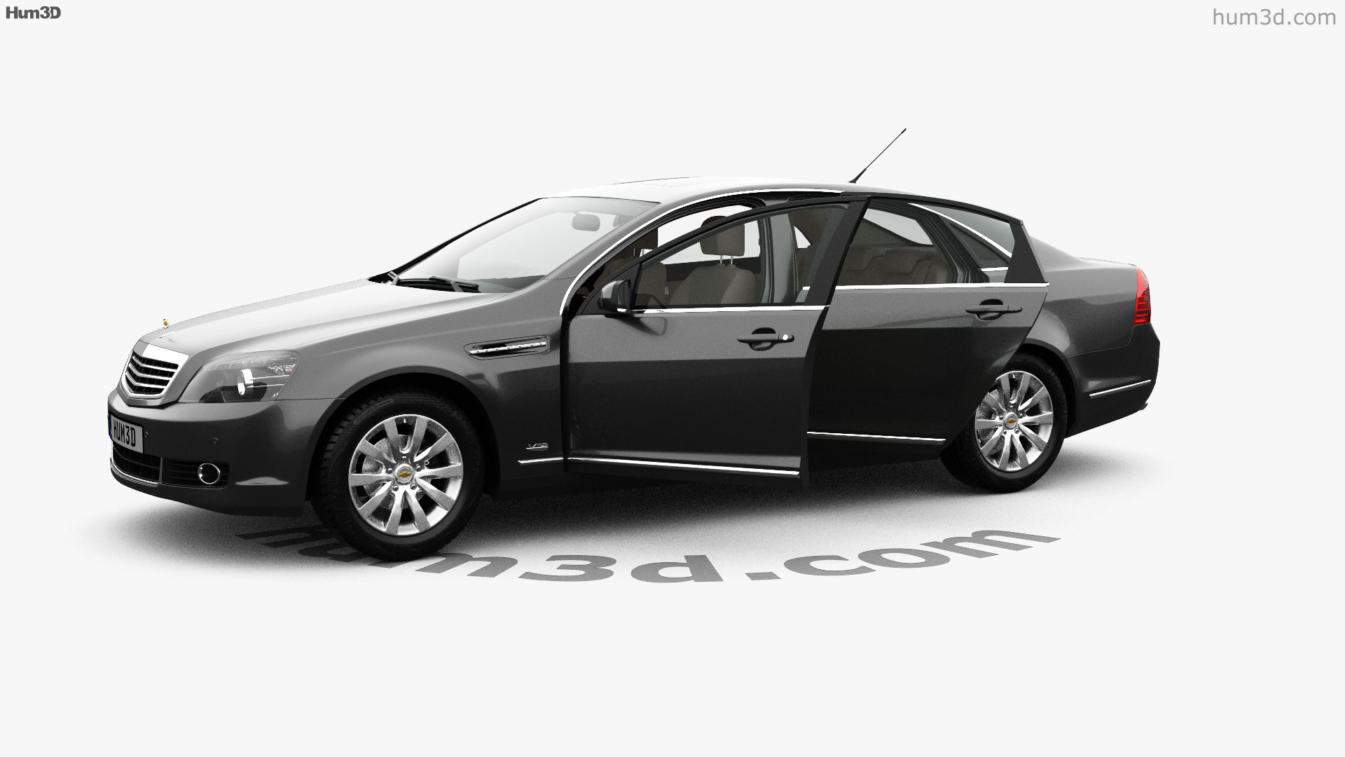 360 view of Chevrolet Caprice Royale with HQ interior 2012 3D model ...
