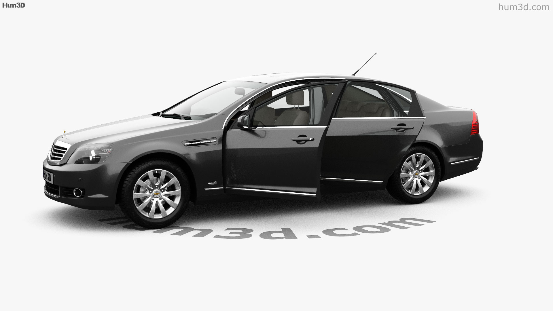 360 view of Chevrolet Caprice Royale with HQ interior 2012 3D model ...