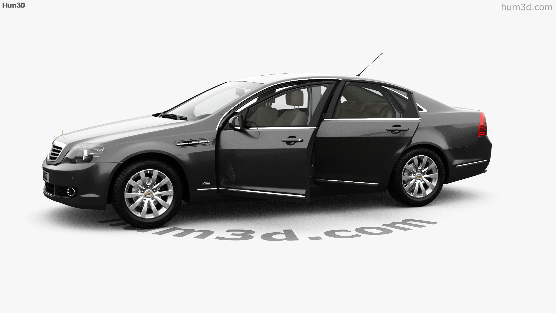 360 view of Chevrolet Caprice Royale with HQ interior 2012 3D model ...