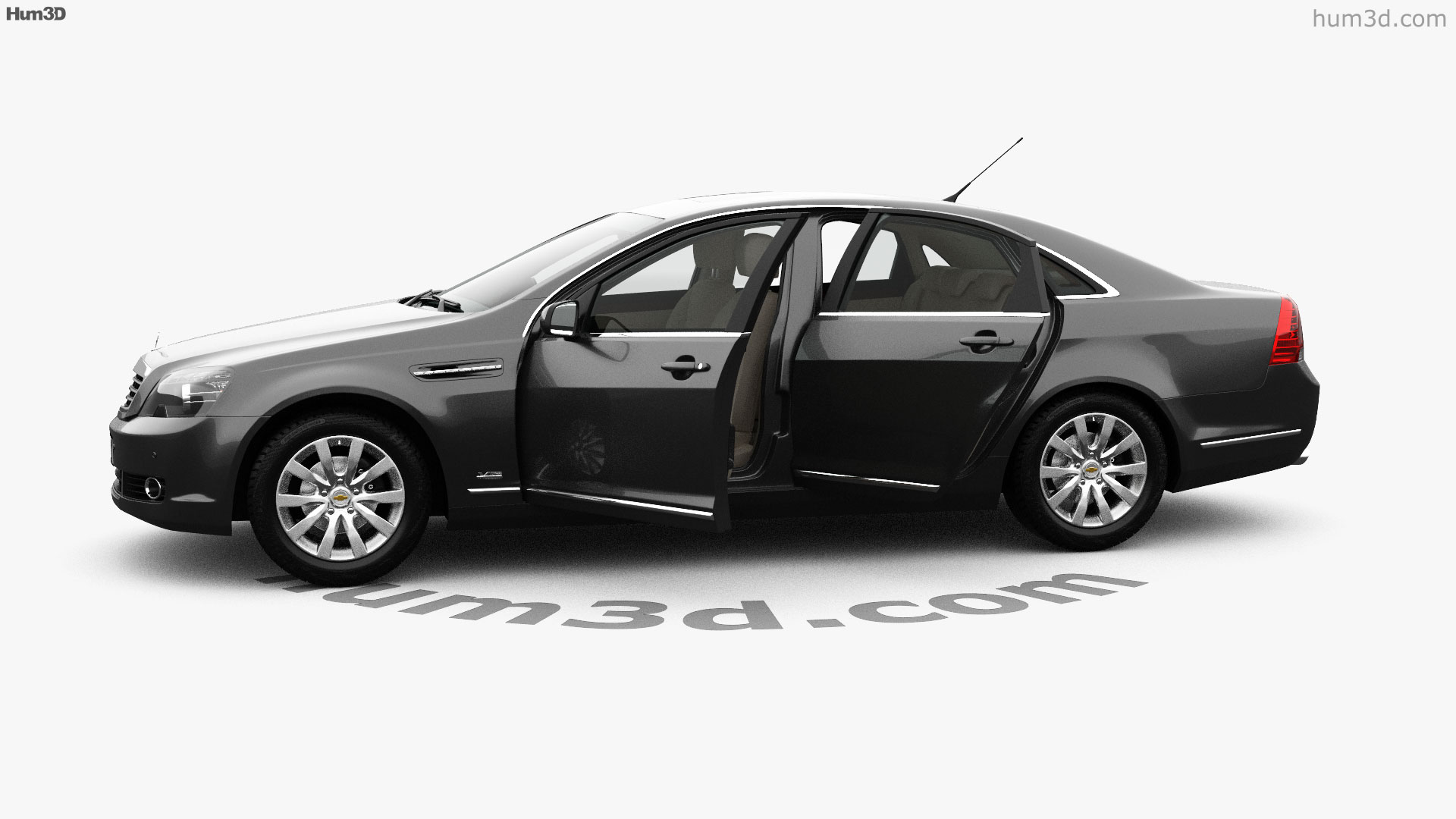 360 view of Chevrolet Caprice Royale with HQ interior 2012 3D model ...