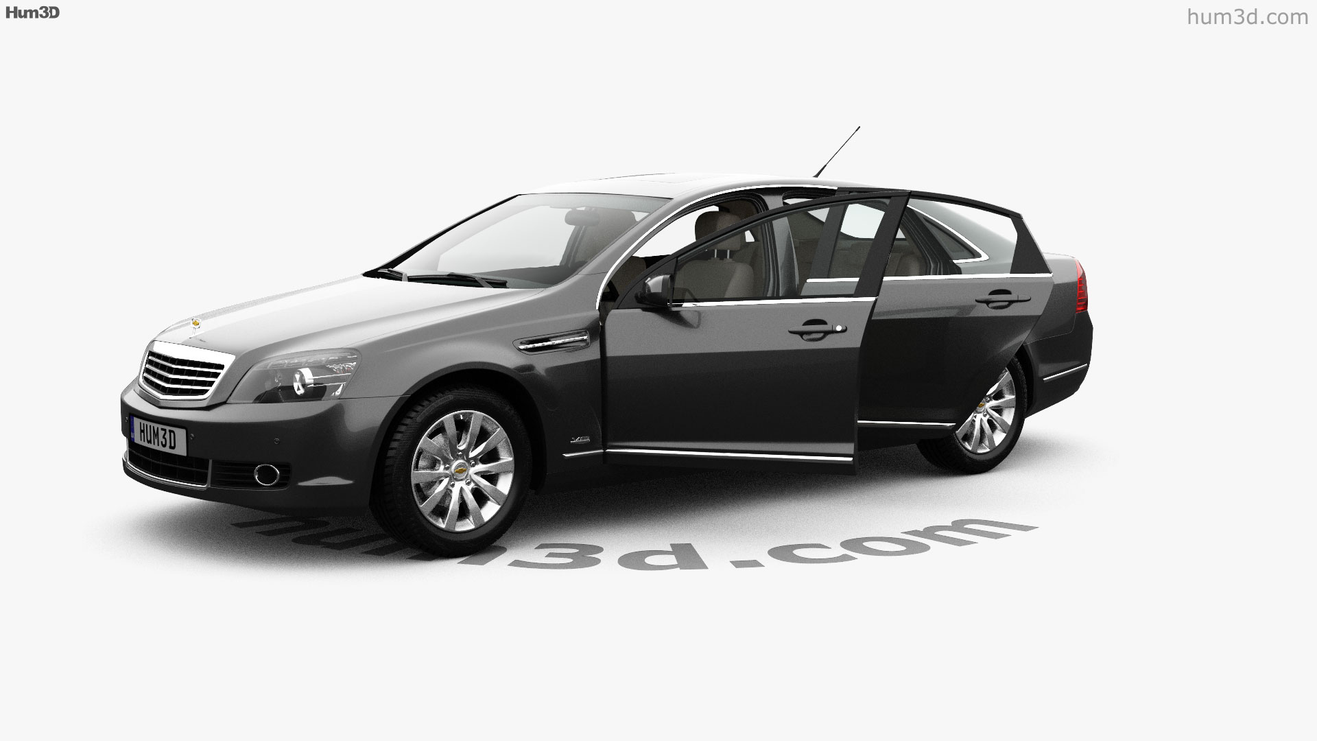 360 view of Chevrolet Caprice Royale with HQ interior 2012 3D model ...