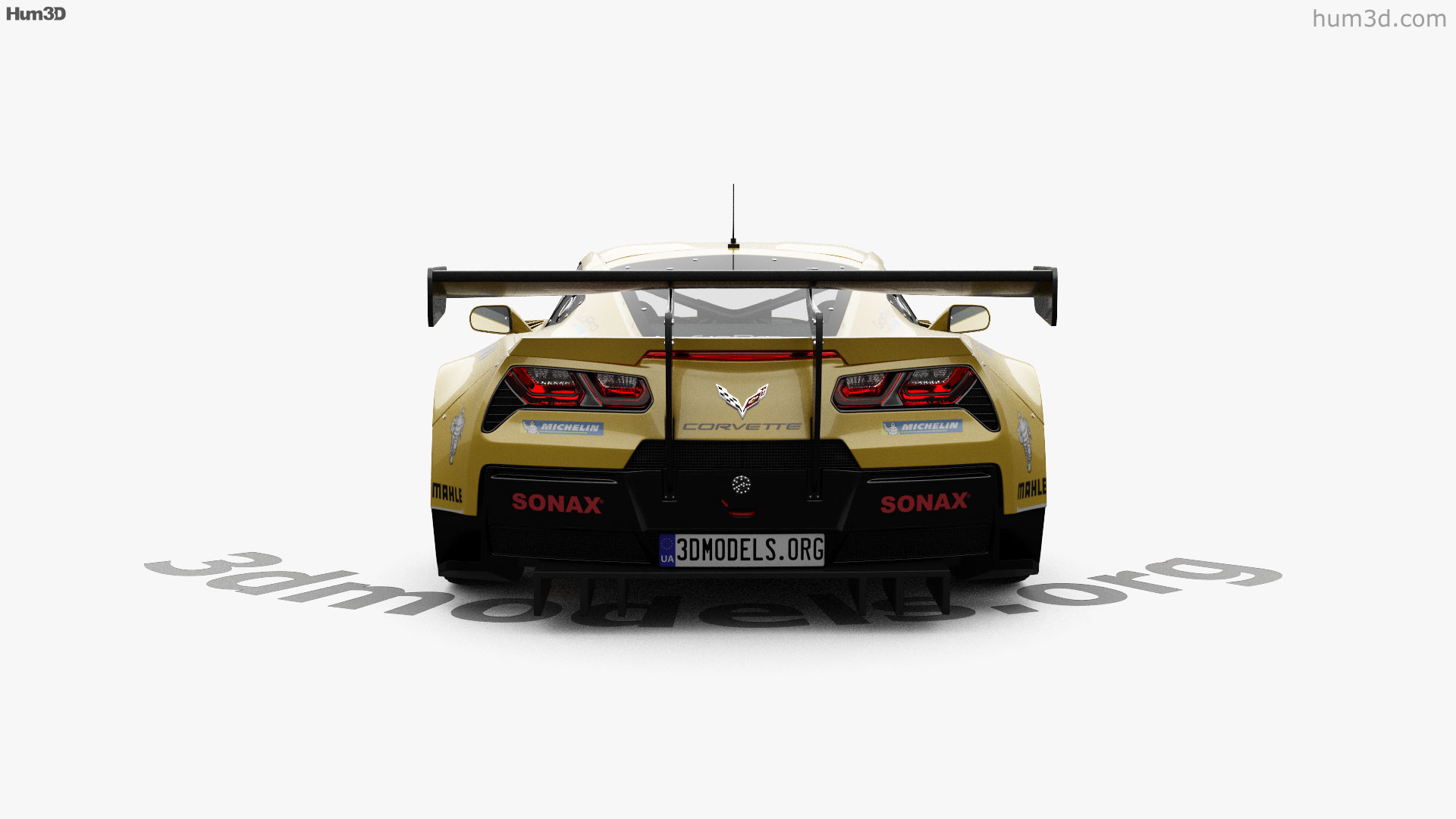 360 view of Chevrolet Corvette gr3 2025 3D model - 3DModels store