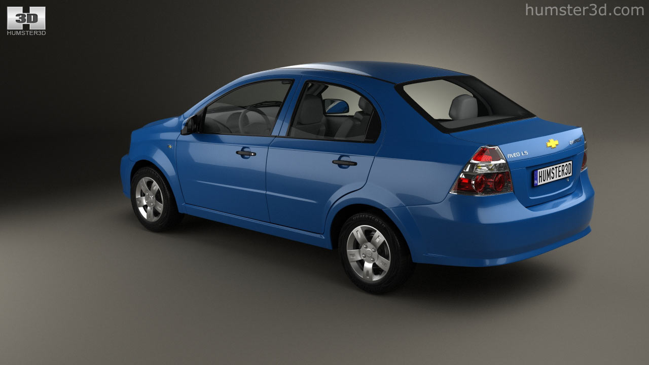 360 view of Chevrolet Aveo (T250) sedan 2011 3D model - 3DModels store