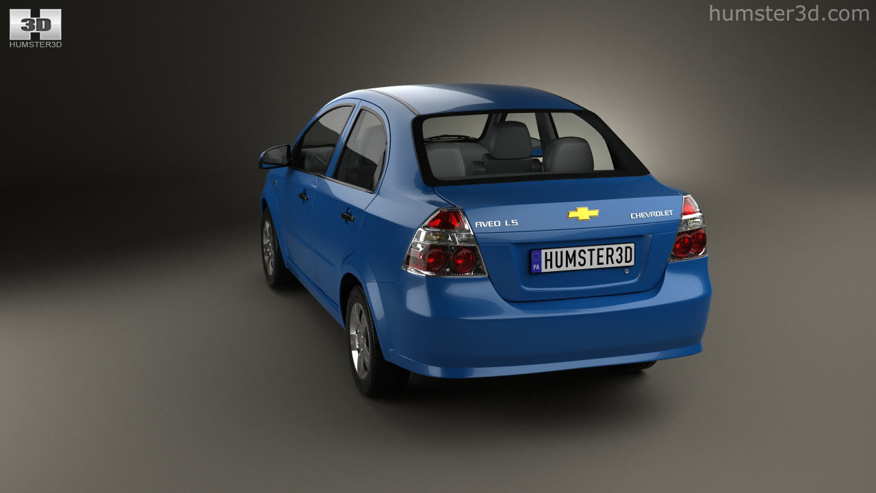 360 view of Chevrolet Aveo (T250) sedan 2011 3D model - 3DModels store