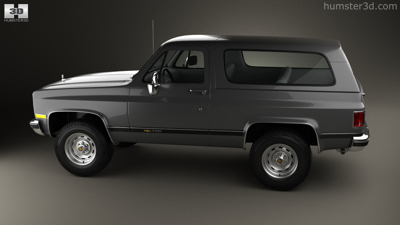 360 view of Chevrolet Blazer (K5) 1991 3D model - 3DModels store