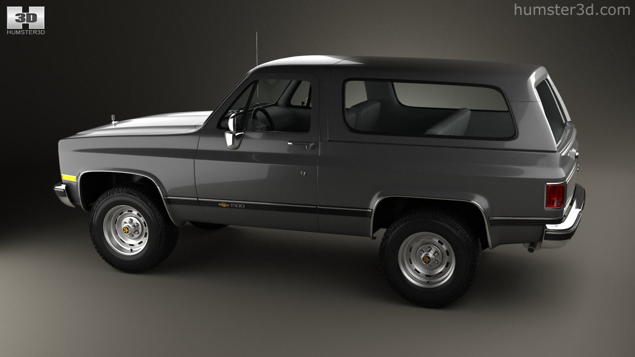 360 view of Chevrolet Blazer (K5) 1991 3D model - 3DModels store