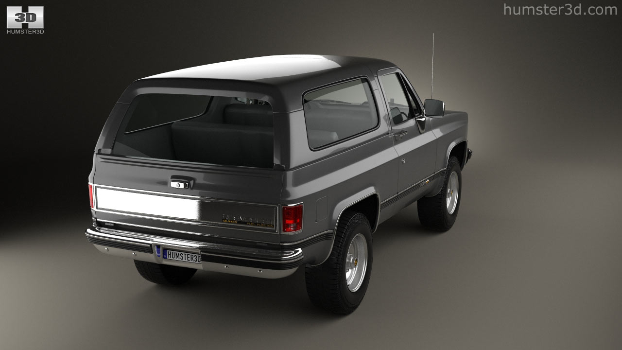 360 view of Chevrolet Blazer (K5) 1991 3D model - 3DModels store