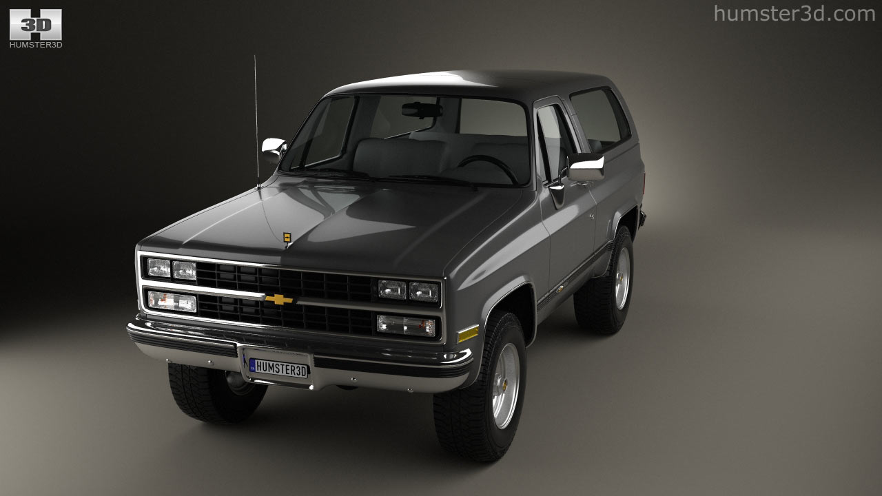 360 view of Chevrolet Blazer (K5) 1991 3D model - 3DModels store