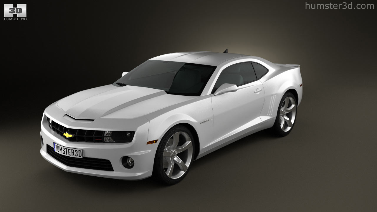 360 view of Chevrolet Camaro 2SS RS coupe 2014 3D model - 3DModels store