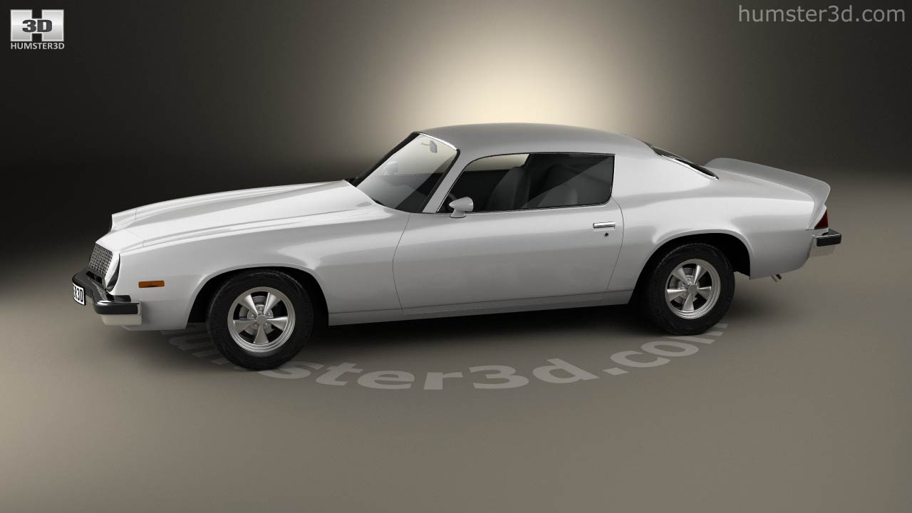 360 view of Chevrolet Camaro 1974 3D model - 3DModels store