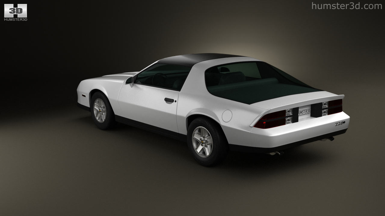 360 view of Chevrolet Camaro Z28 coupe 1982 3D model - 3DModels store