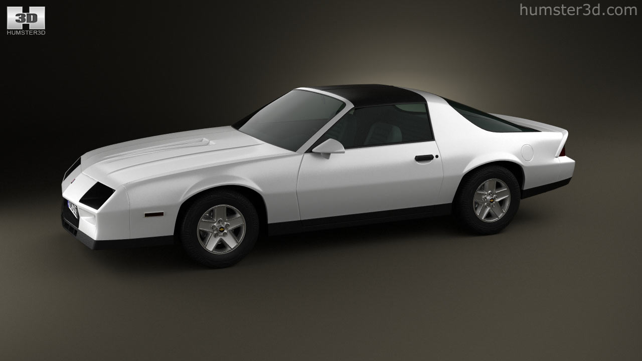 360 view of Chevrolet Camaro Z28 coupe 1982 3D model - 3DModels store