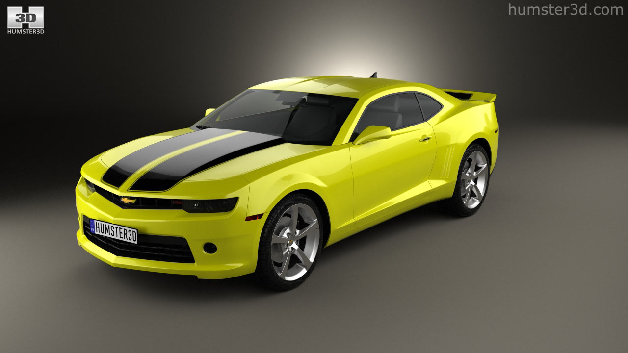 360 view of Chevrolet Camaro RS coupe 2017 3D model - 3DModels store