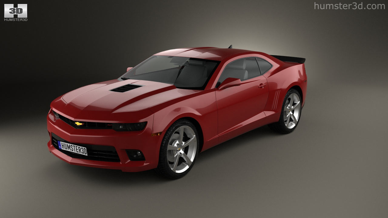 360 view of Chevrolet Camaro SS coupe 2016 3D model - 3DModels store
