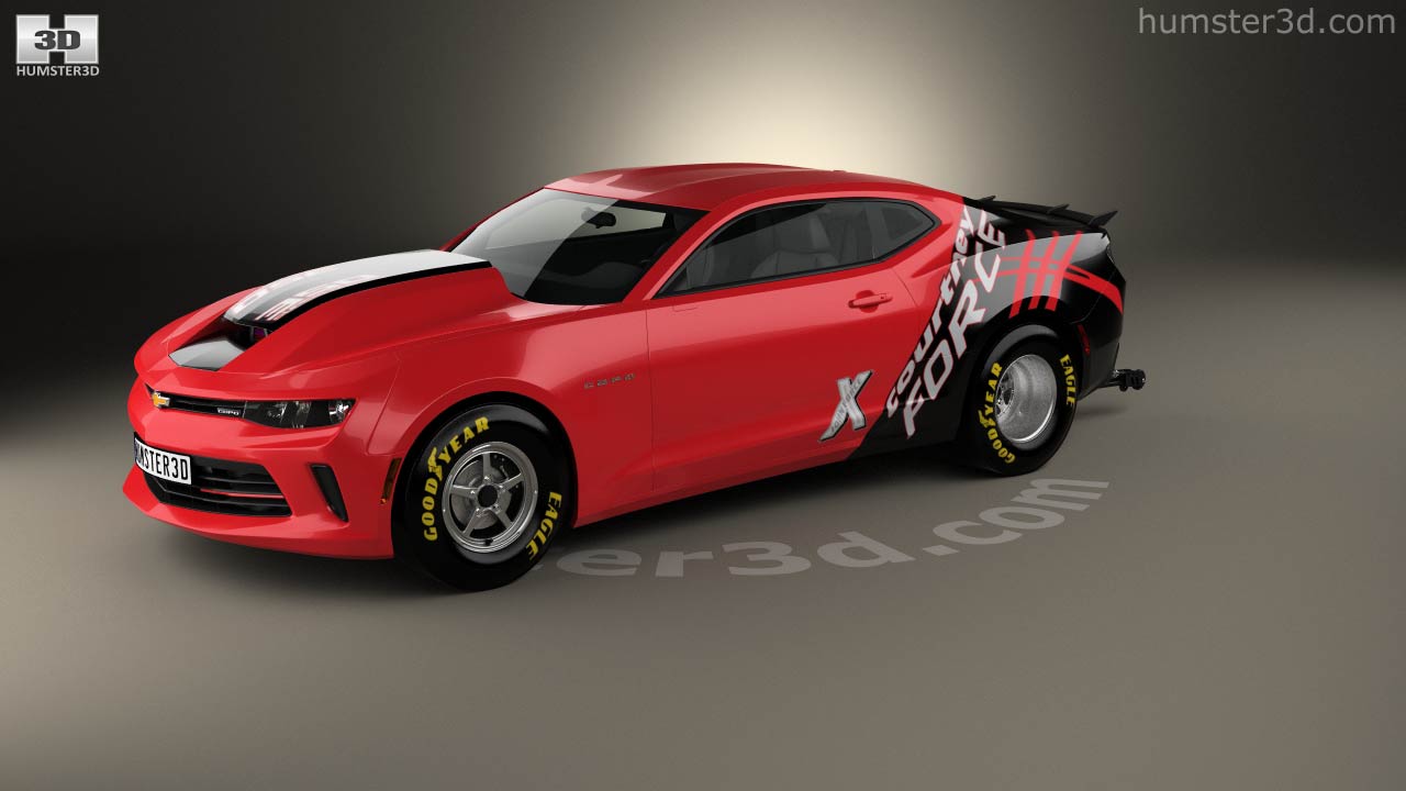 360 view of Chevrolet Camaro COPO 2017 3D model - 3DModels store