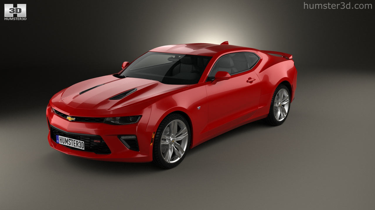 360 view of Chevrolet Camaro SS coupe 2019 3D model - 3DModels store