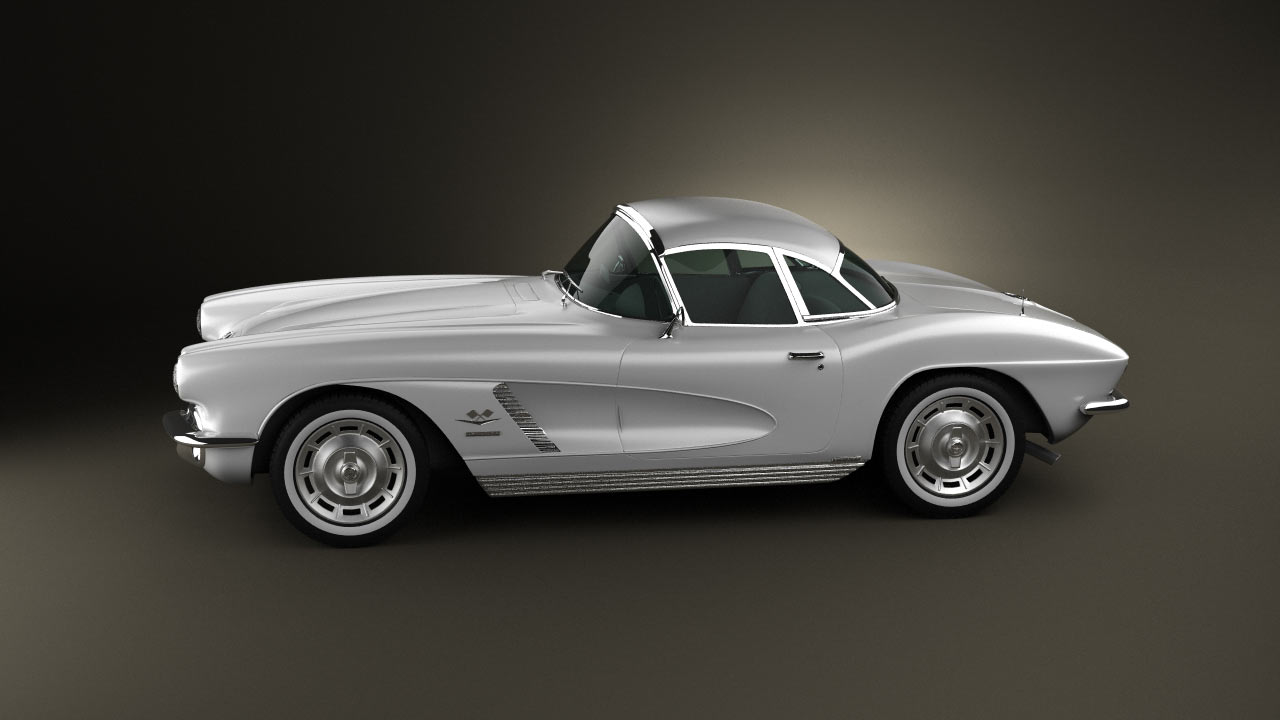 360 view of Chevrolet Corvette 1962 3D model - 3DModels store