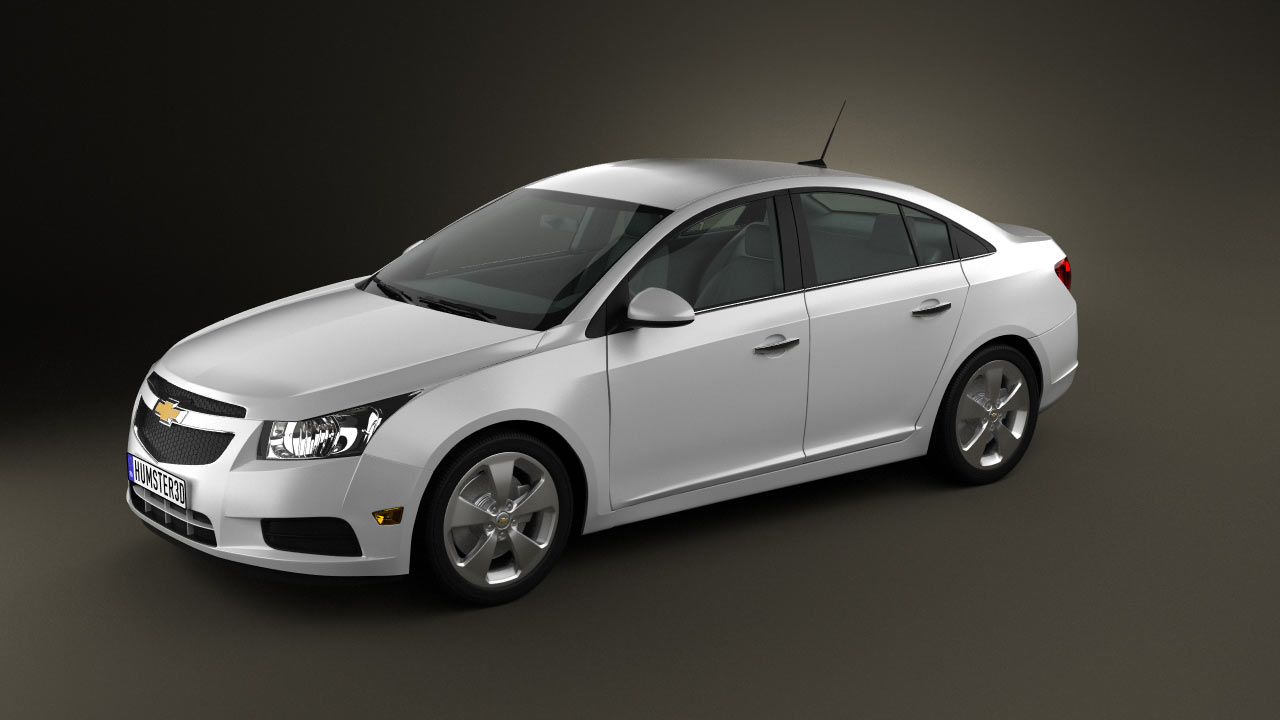 360 view of Chevrolet Cruze (J300) 2012 3D model - 3DModels store