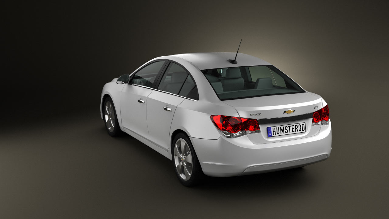 360 view of Chevrolet Cruze (J300) 2012 3D model - 3DModels store