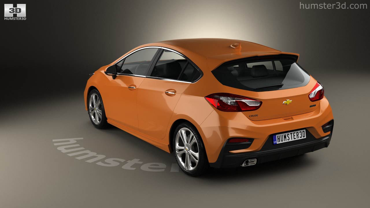 360 view of Chevrolet Cruze Hatchback RS 2020 3D model - 3DModels store