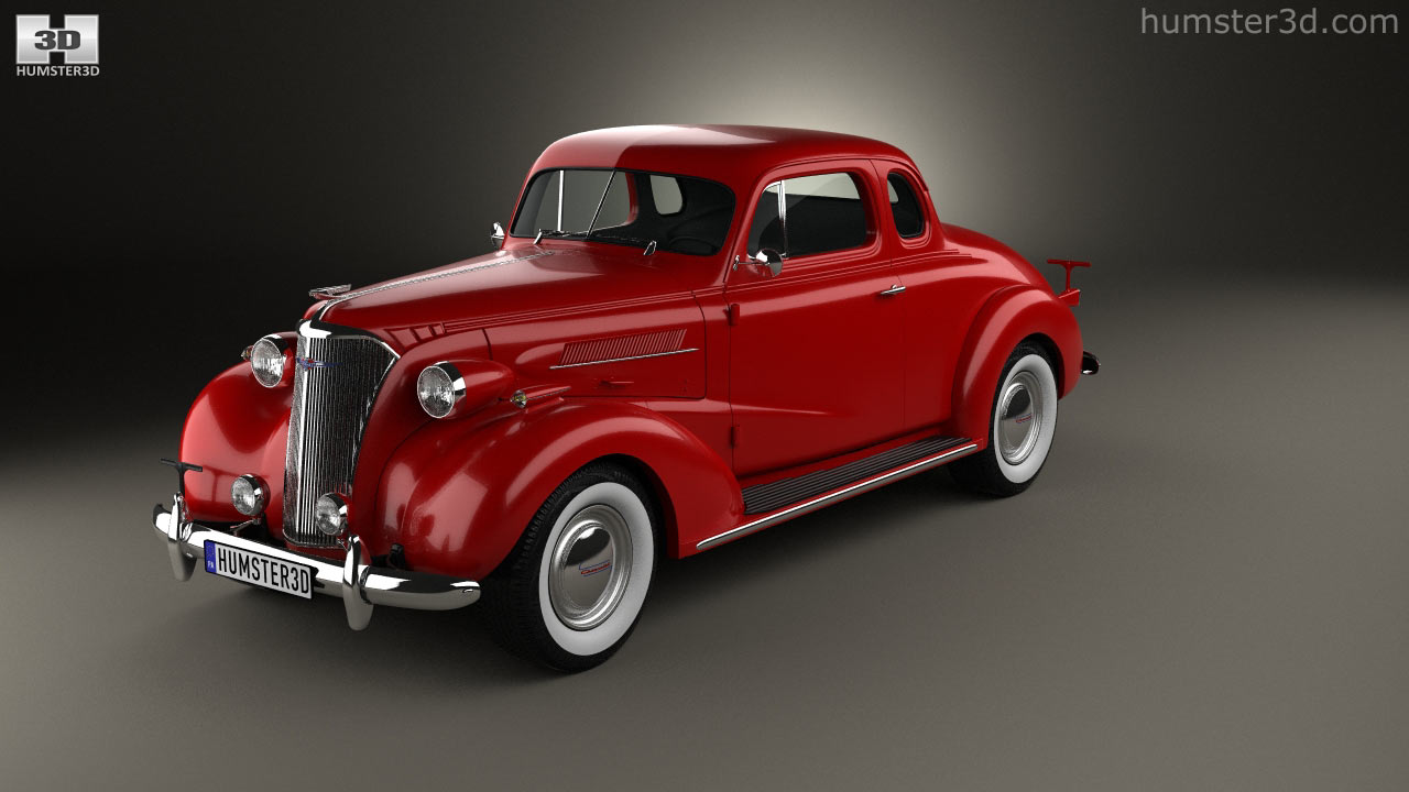 360 view of Chevrolet Master DeLuxe (GA) 1937 3D model - 3DModels store
