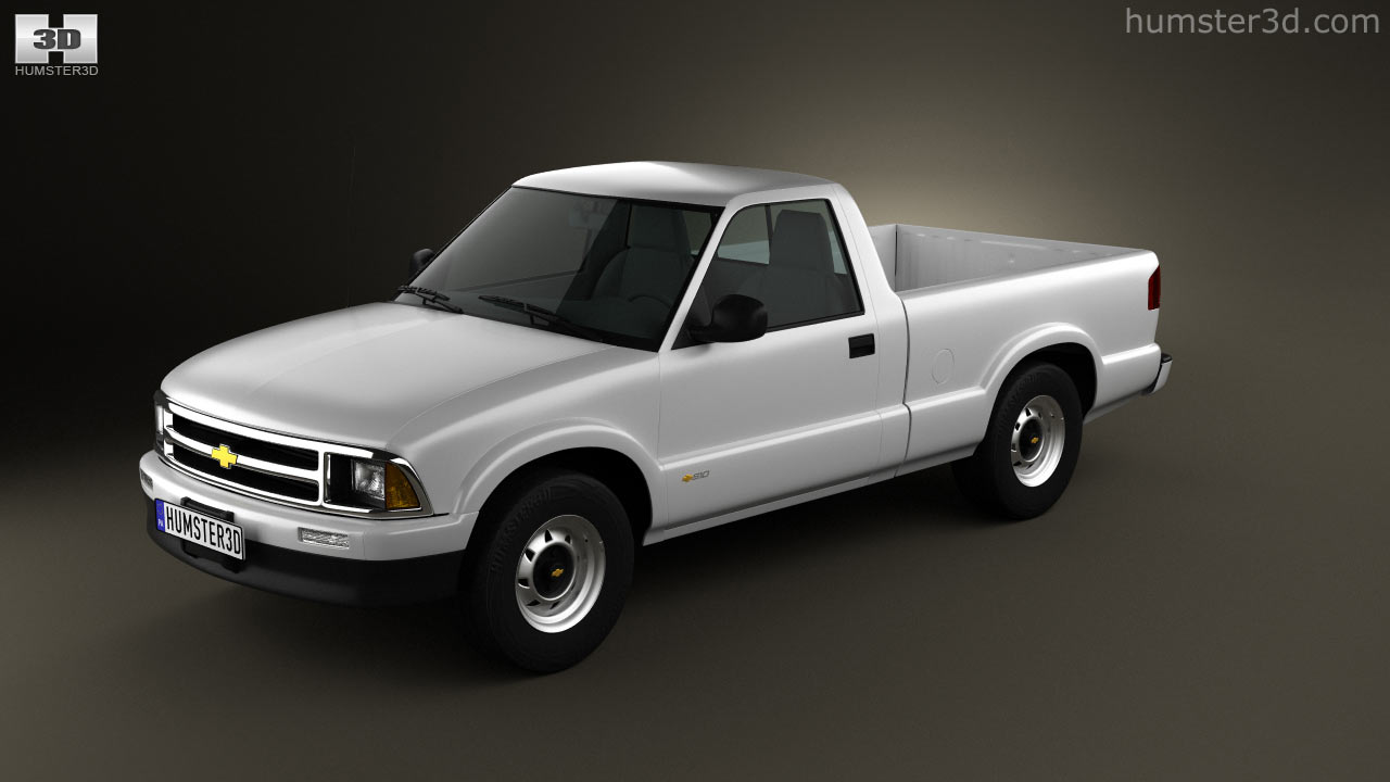 360 view of Chevrolet S10 Single Cab Standart bed 2005 3D model ...