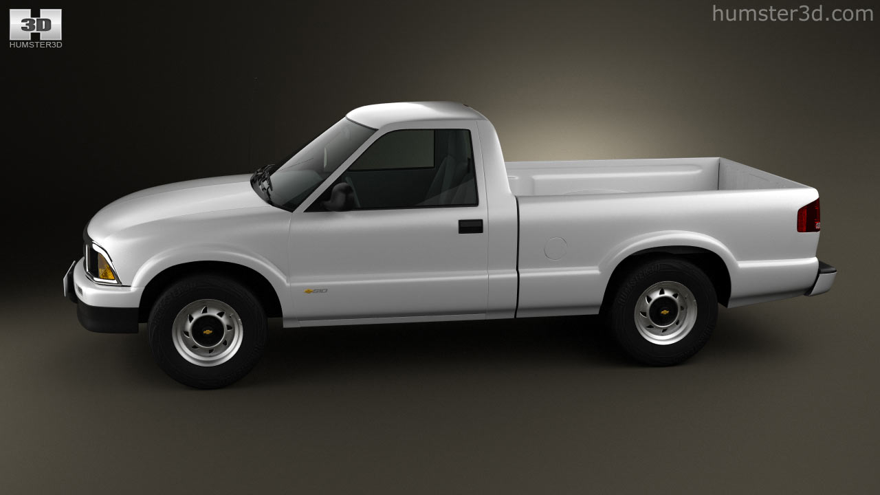 360 view of Chevrolet S10 Single Cab Standart bed 2005 3D model ...