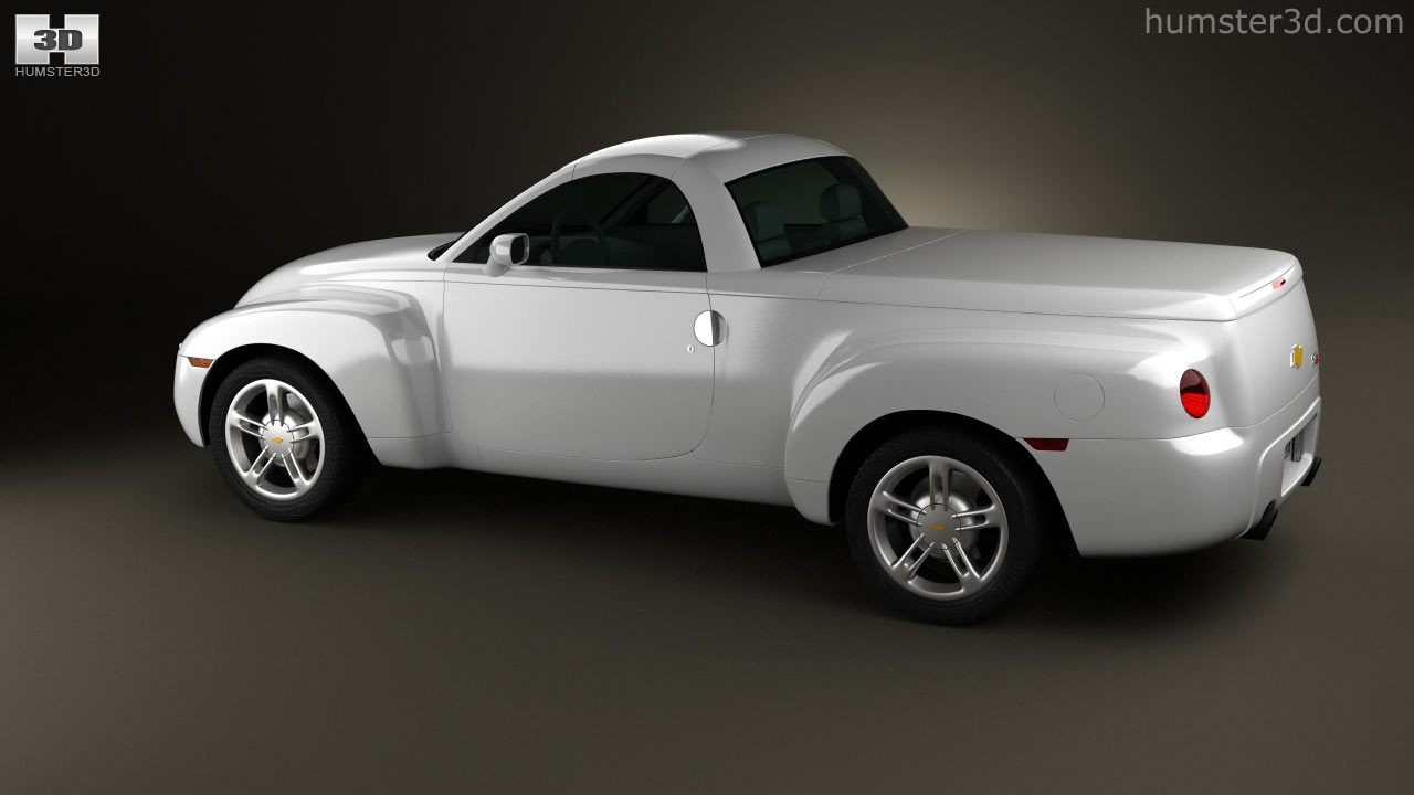 360 view of Chevrolet SSR 2006 3D model - 3DModels store