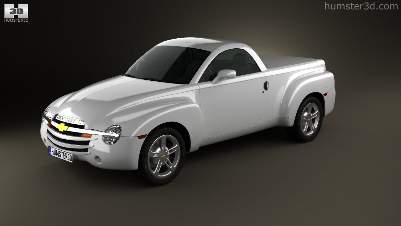 360 view of Chevrolet SSR 2006 3D model - 3DModels store