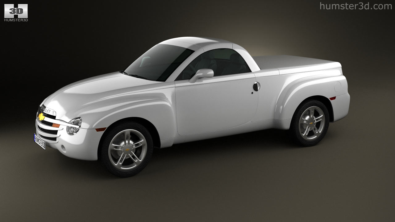 360 view of Chevrolet SSR 2006 3D model - 3DModels store