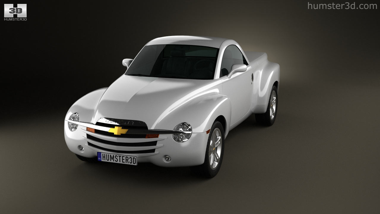 360 view of Chevrolet SSR 2006 3D model - 3DModels store