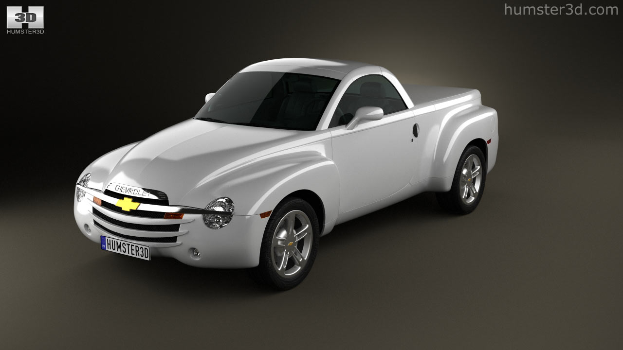360 view of Chevrolet SSR 2006 3D model - 3DModels store