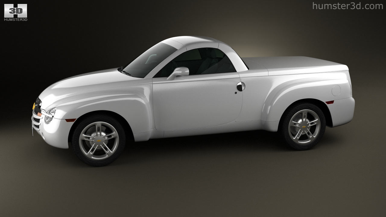 360 view of Chevrolet SSR 2006 3D model - 3DModels store