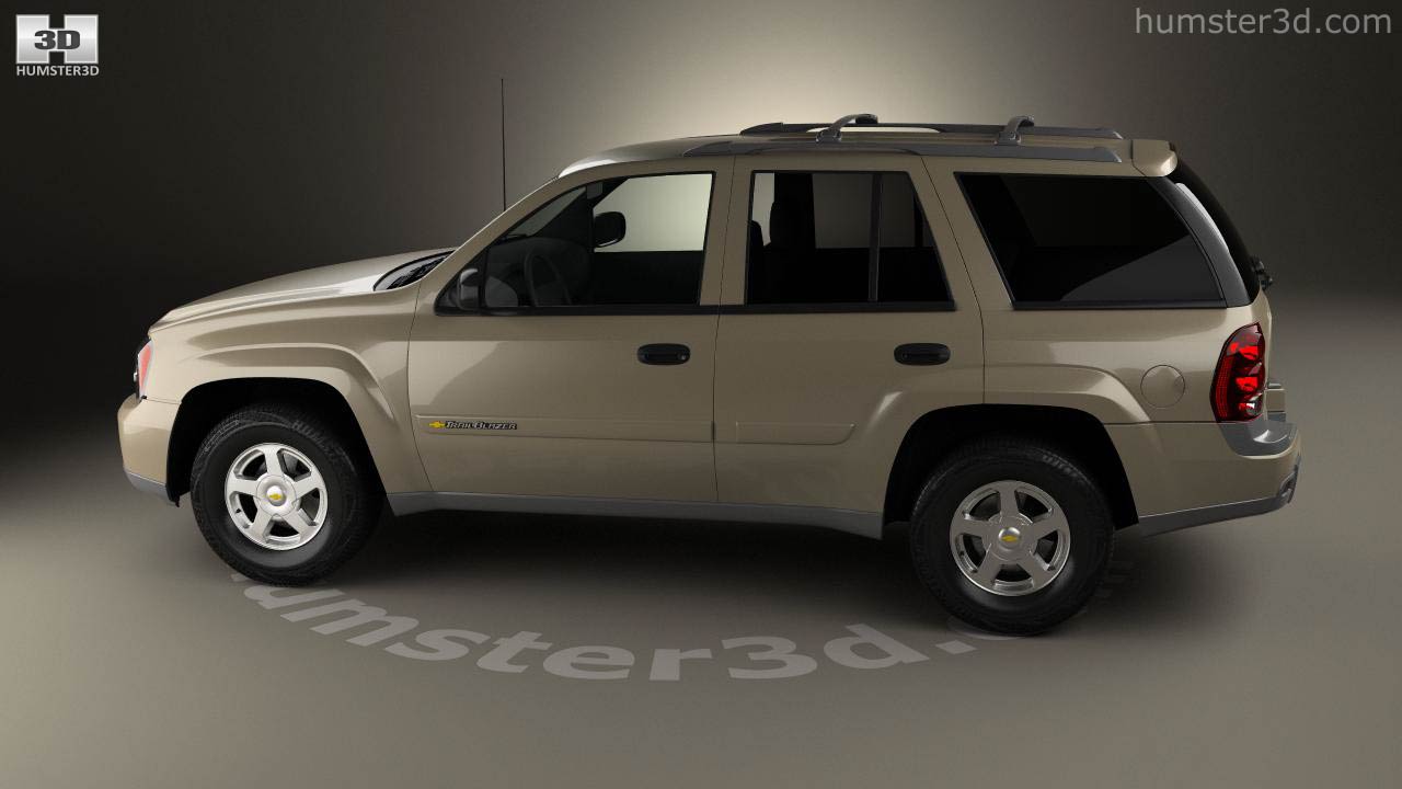 360 view of Chevrolet TrailBlazer LT 2009 3D model - 3DModels store